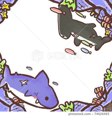 R: More fairy tale aquarium ☆ Wallpaper frame... - Stock Illustration ...