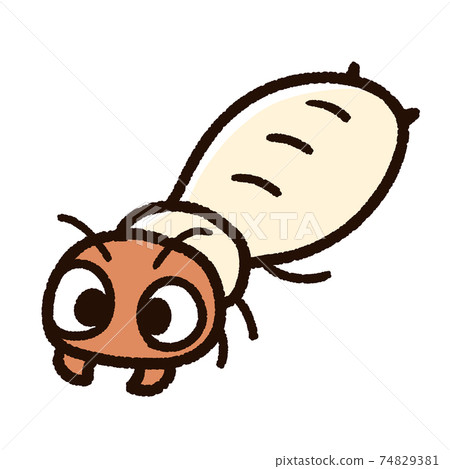 Cute termite character - Stock Illustration [74829381] - PIXTA