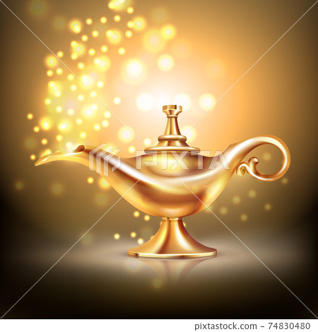 Appearance Of Jinn Composition - Stock Illustration [74830480] - PIXTA