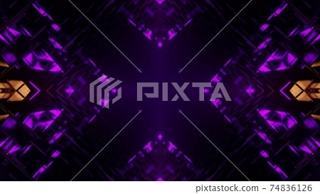 3d illustration of cross shaped corridor - Stock Illustration [74836126 ...