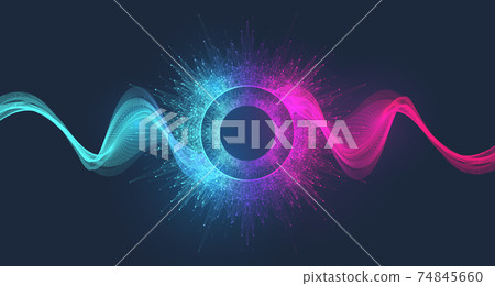 Abstract fiction vector illustration quantum... - Stock Illustration ...