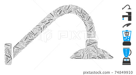 Dash Mosaic Tap Mixer Icon - Stock Illustration [74849910] - PIXTA