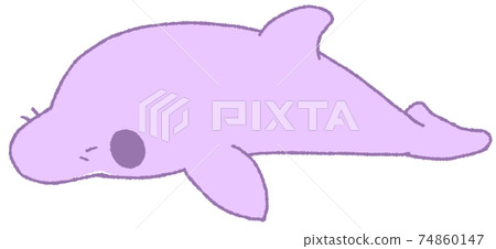 Bearded dolphin child (purple) - Stock Illustration [74860147] - PIXTA