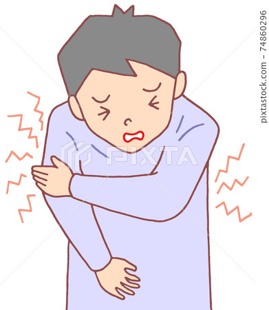 Joint pain / muscle pain - Stock Illustration [74860296] - PIXTA