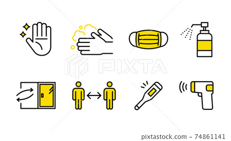 Infection control icon - Stock Illustration [74861141] - PIXTA