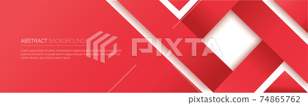 modern red line banner. vector illustration - Stock Illustration ...