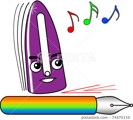 pen, pens, Musical Note - Stock Illustration [74870138] - PIXTA