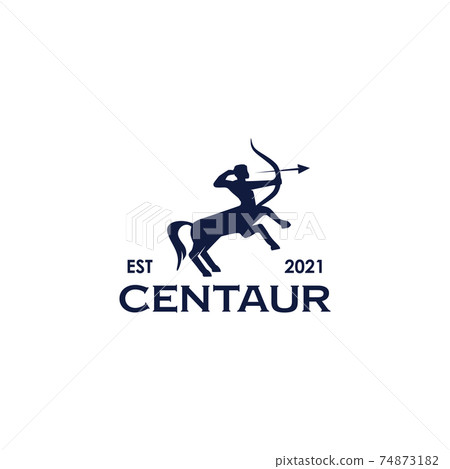 Centaur icon logo design template - Stock Illustration [74873182] - PIXTA