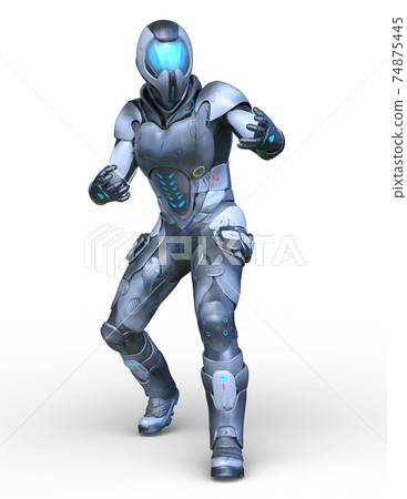 Cyber man - Stock Illustration [74875445] - PIXTA