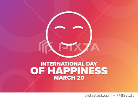 International Day of Happiness. March 20.... - Stock Illustration ...