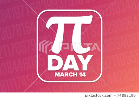 Happy National Pi Day. March 14. Holiday... - Stock Illustration ...
