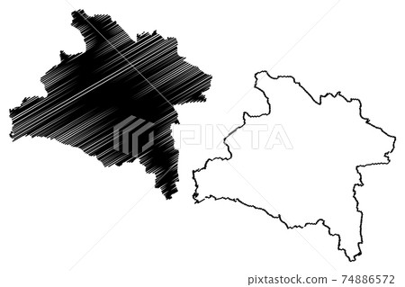 Prachinburi Province map vector....-插圖素材 [74886572] - PIXTA圖庫
