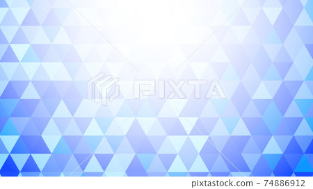 Blue polygon vector frame background material - Stock Illustration ...