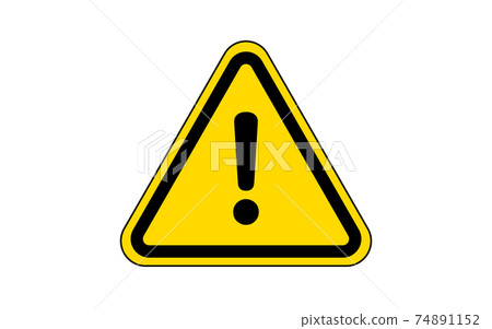 [Pictogram] Warning mark - Stock Illustration [74891152] - PIXTA