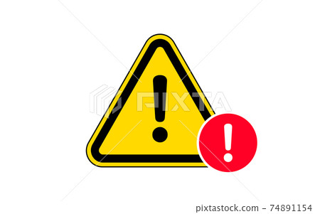[Pictogram] Warnings and error marks - Stock Illustration [74891154 ...