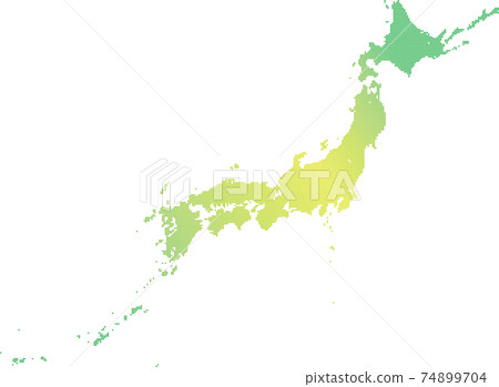 Dot Japan Map Material - Stock Illustration [74899704] - PIXTA