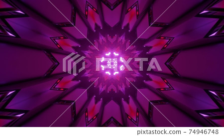 Geometric 3d illustration of spherical mandala... - Stock Illustration ...