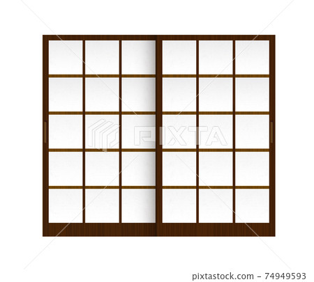 Shoji / Fusuma Japanese style vector illustration - Stock Illustration ...