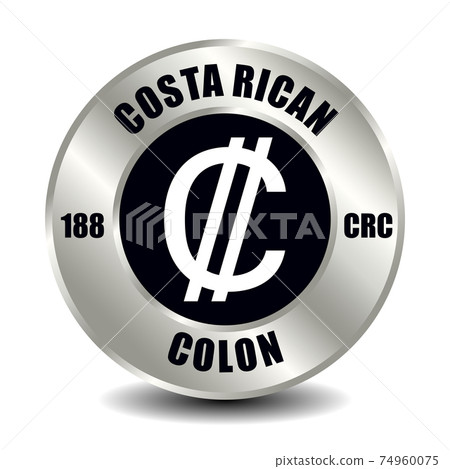 Costa Rican colon CRC - Stock Illustration [74960075] - PIXTA