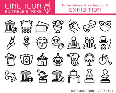Line icon entertainment series vol.2 entertainment - Stock Illustration ...