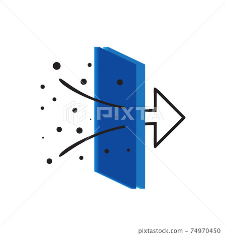 Air Filter Icon, Hepa Filtration Symbol, Dust... - Stock Illustration ...