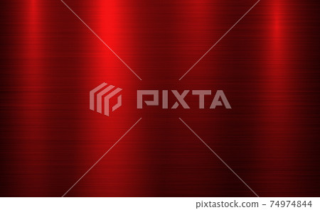 Red metal panorama texture with reflection -... - Stock Illustration ...