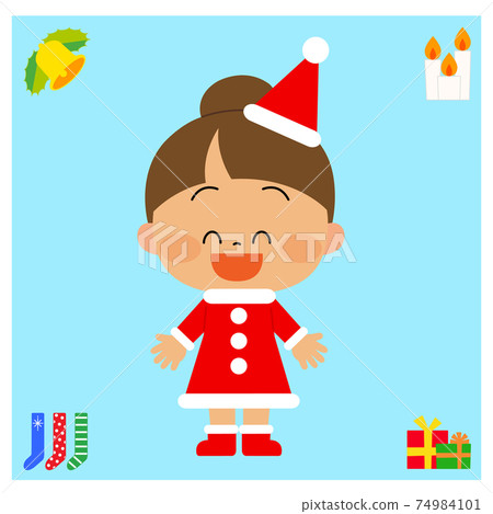 Christmas cosplay girl - Stock Illustration [74984101] - PIXTA