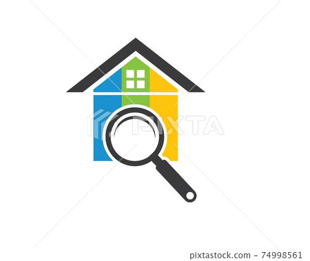 magnifier icon logo vector illustration design - Stock Illustration ...
