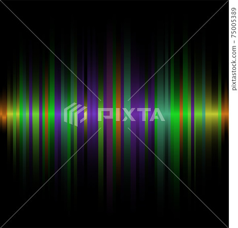 abstract color line dark background - Stock Illustration [75005389] - PIXTA