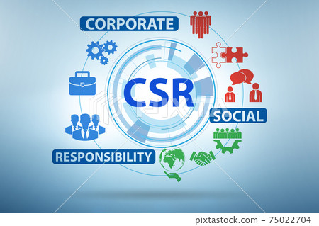 Concept of CSR - corporate social responsibility-插圖素材 [75022704] - PIXTA圖庫