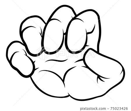 Monster Claw Cartoon Hand - Stock Illustration [75023426] - PIXTA