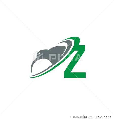 Letter Z with kiwi bird logo icon design vector-插圖素材 [75025386] - PIXTA圖庫