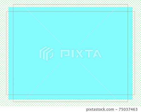 Light blue square frame on green dot background - Stock Illustration ...