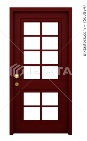 Door with frame - Stock Illustration [75038947] - PIXTA