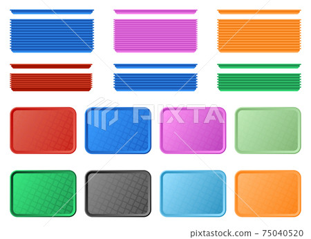 Plastic tray vector design illustration...-插圖素材 [75040520] - PIXTA圖庫