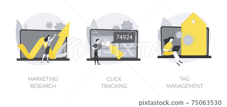 Analytics software abstract concept vector... - Stock Illustration ...