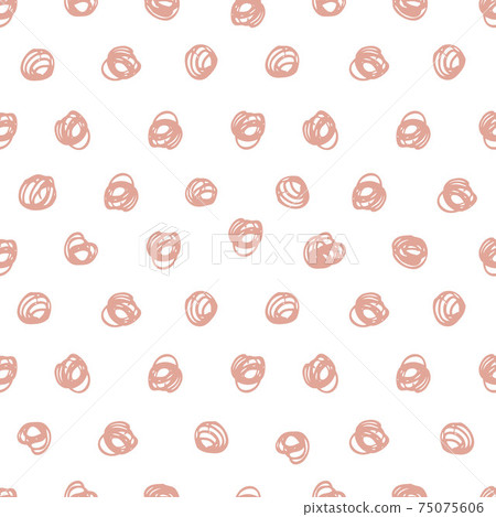 Pen drawing dots. Seamless pattern. Textile,... - Stock Illustration ...