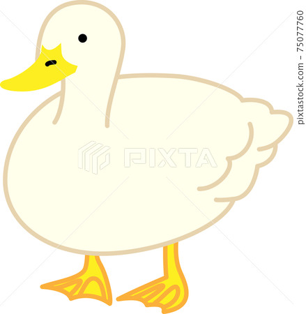 Illustration of a simple duck - Stock Illustration [75077760] - PIXTA