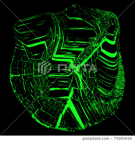 Tree growth rings. Natural cut wood. Trace... - Stock Illustration ...