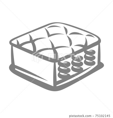 Illustration of spring mattress. - Stock Illustration [75102145] - PIXTA