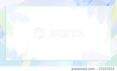 Hand-painted and casual frame material-there... - Stock Illustration ...