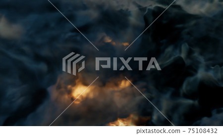 3d rendered illustration of Magical Fire Storm... - Stock Illustration ...
