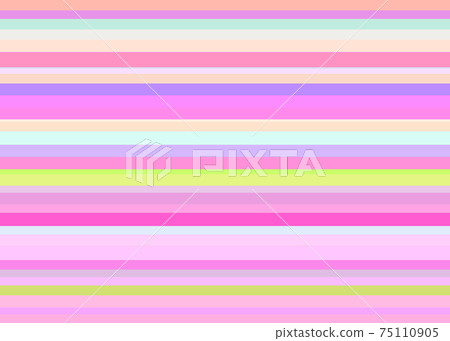Colorful cool striped background - Stock Illustration [75110905] - PIXTA