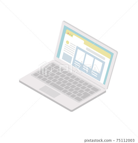 Personal computer isometric illustration - Stock Illustration [75112003 ...