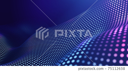 Abstract pentagon grid pattern with purple and... - Stock Illustration ...