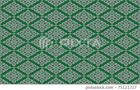 Japanese pattern Kobishi seamless pattern... - Stock Illustration ...