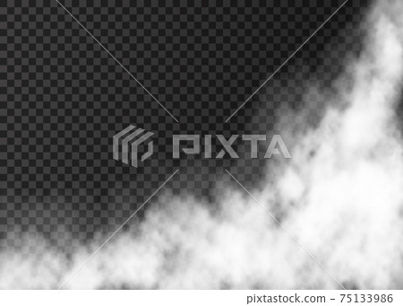White steam isolated on transparent background. - Stock Illustration ...