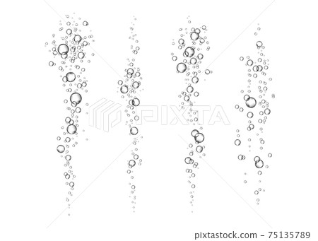 Effervescent drink realistic vector texture. - Stock Illustration ...