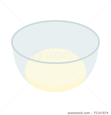 Bowl with bread dough [Vector illustration... - Stock Illustration ...