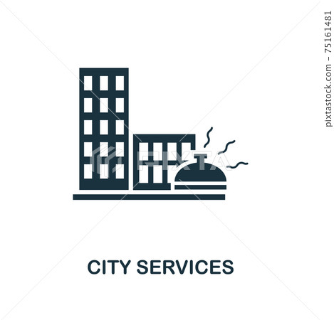 City Services icon. Premium style design from... - Stock Illustration ...